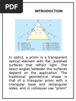 To Investigate The Dependence of Angle of Deviation On Angle of Incidence Using A Hollow Prism ...