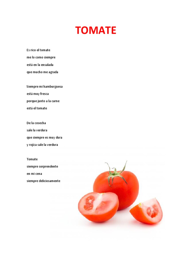 Tomate Poema | PDF