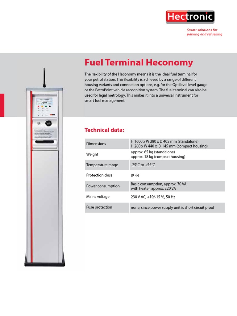 HECTRONIC Heconomy EN PDF | PDF | Filling Station | Router (Computing)
