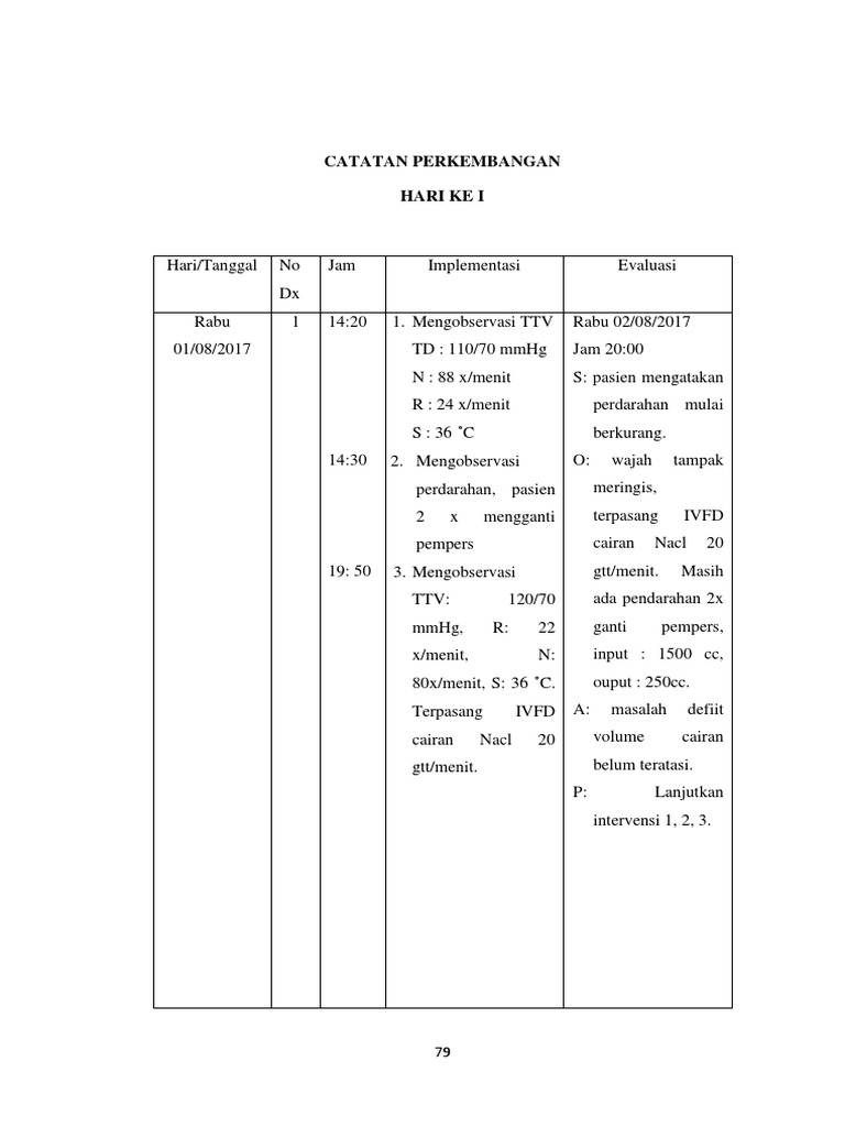 Catatan Perkembangan | PDF