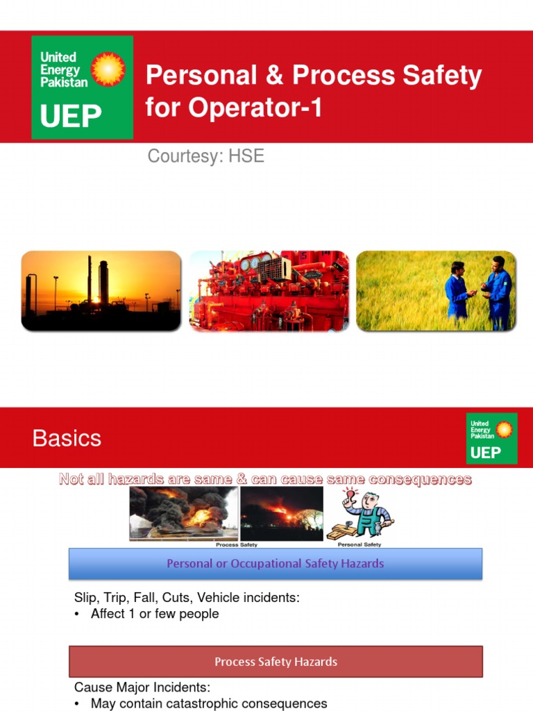 Personal vs Process Safety Guide | PDF | Safety | Risk Management