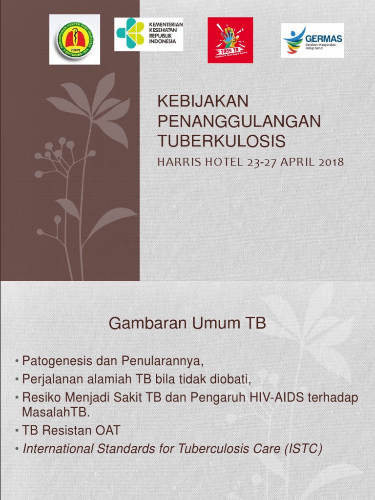 MD. 1. Kebijakan Program Penanggulangan TB | PDF