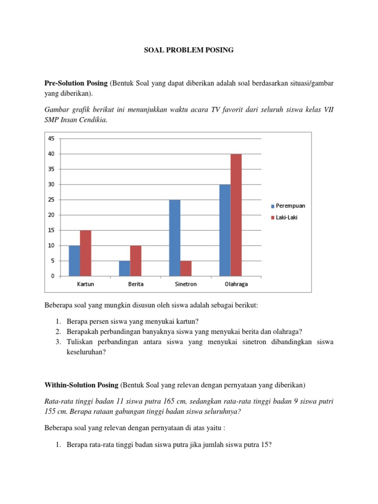 Soal Problem Posing | PDF