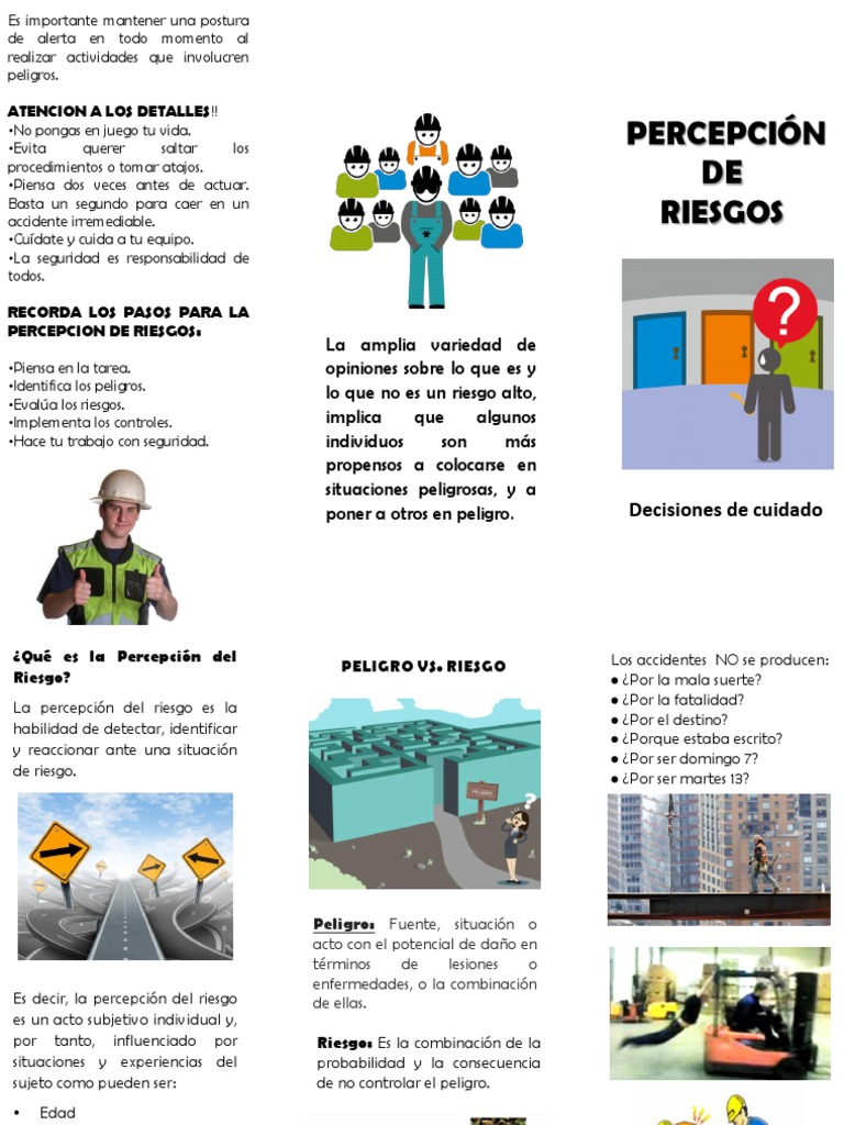 Percepción del riesgo | Riesgo | Percepción