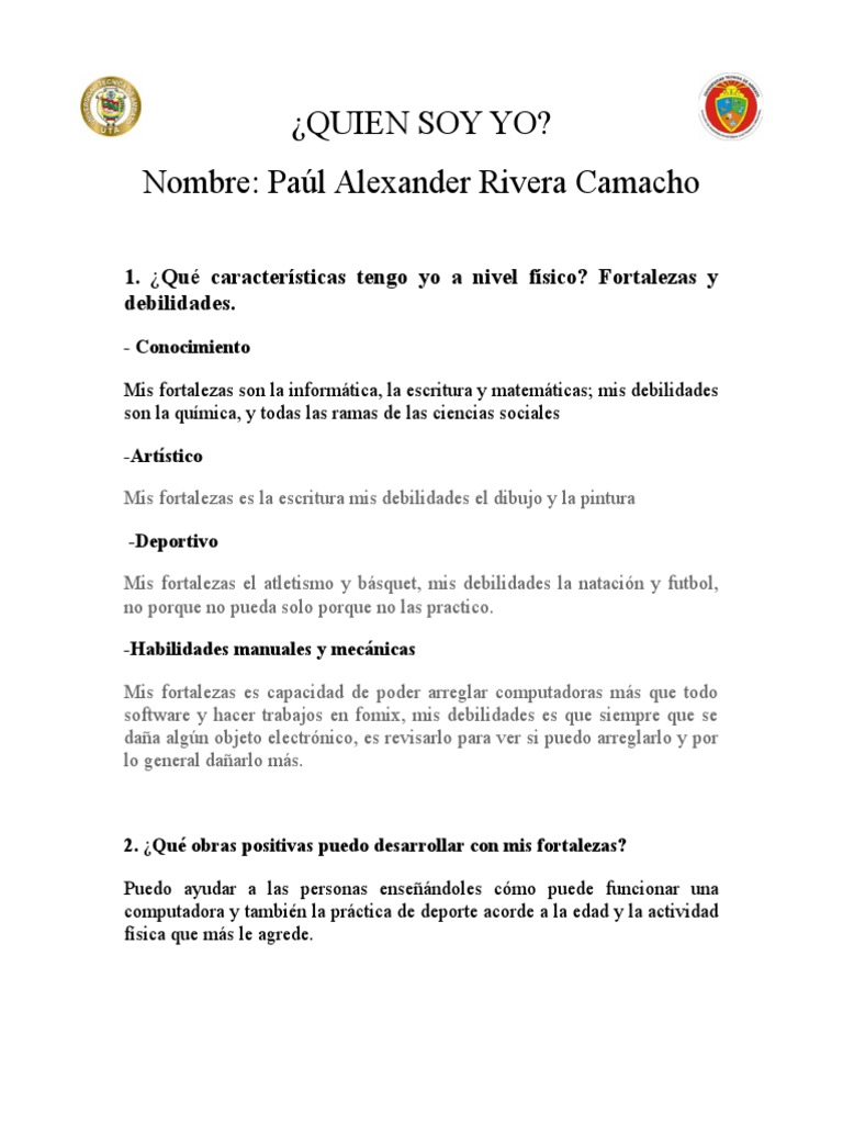 Quien Soy Yo | PDF