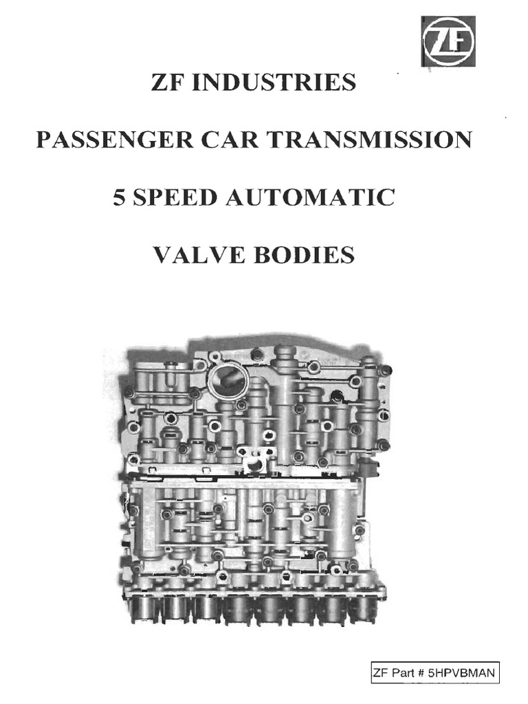 ZF 5speed Valve Bodies PDF | PDF