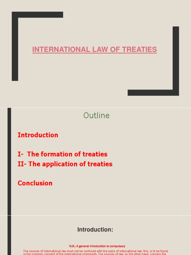 International Law of Treaties Explained | PDF | Treaty | International Law