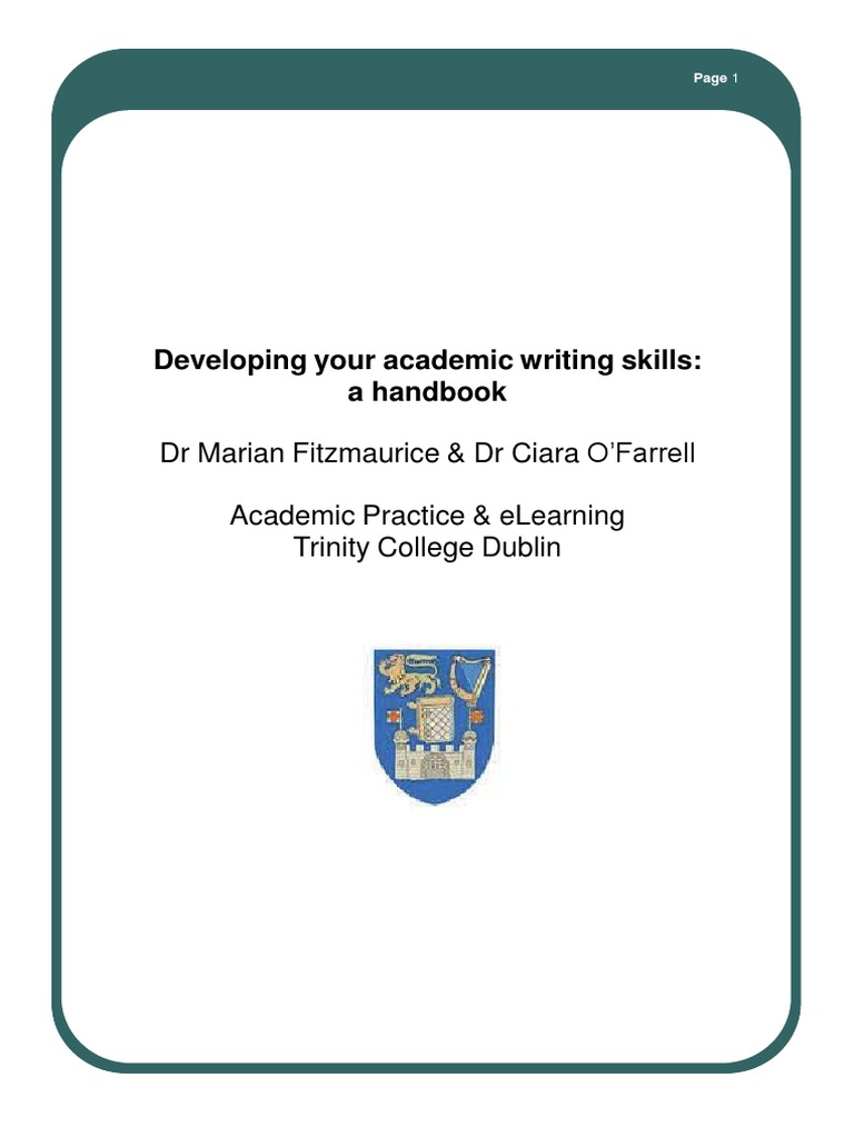 Developing Your Academic Writing Skills PDF | PDF | Intertextuality ...