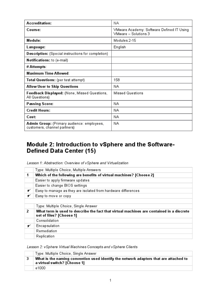 VMware Academy: Virtual Machine Concepts | PDF | Active Directory ...