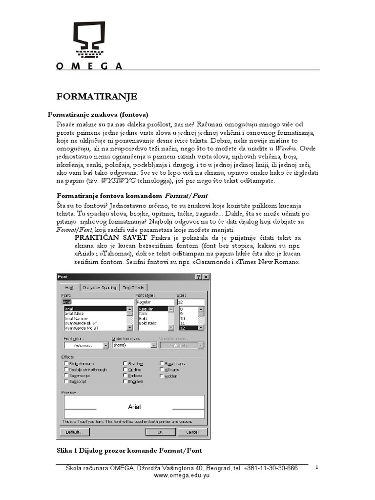 Formatiranje PDF | PDF