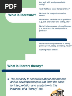 Literary Criticism Notes | PDF | Id | Literary Criticism
