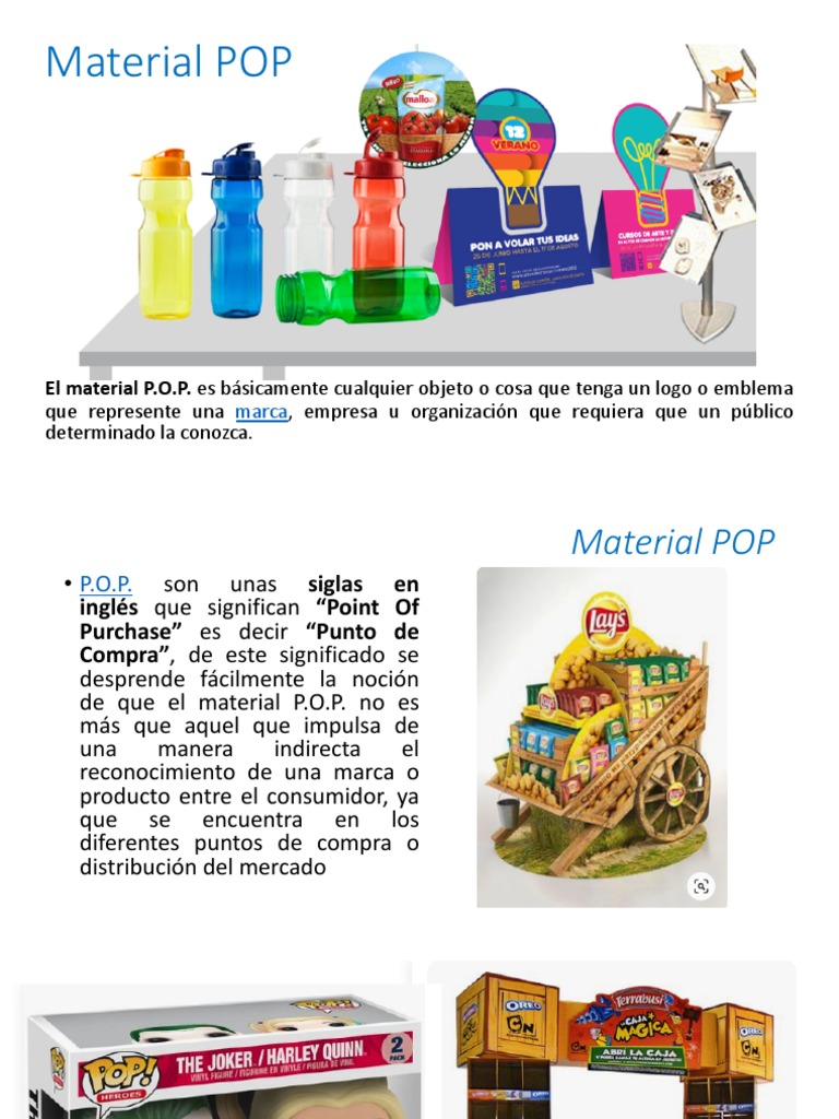 Material POP: Definición y Usos en Marketing | PDF | Marca | Marketing