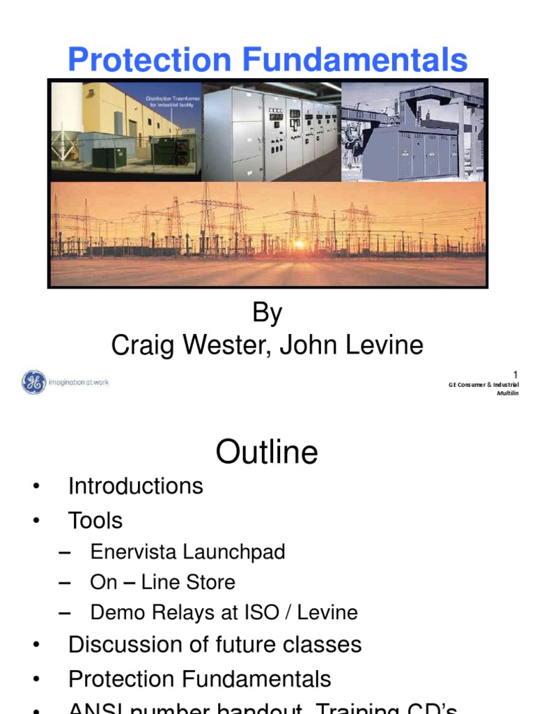 Protection Basics | PDF | Electrical Substation | Electric Power ...