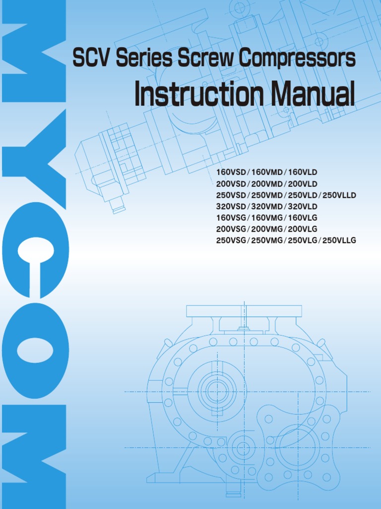 MYCOM SCV Series Compressor Manual | PDF | Turbine | Gas Technologies