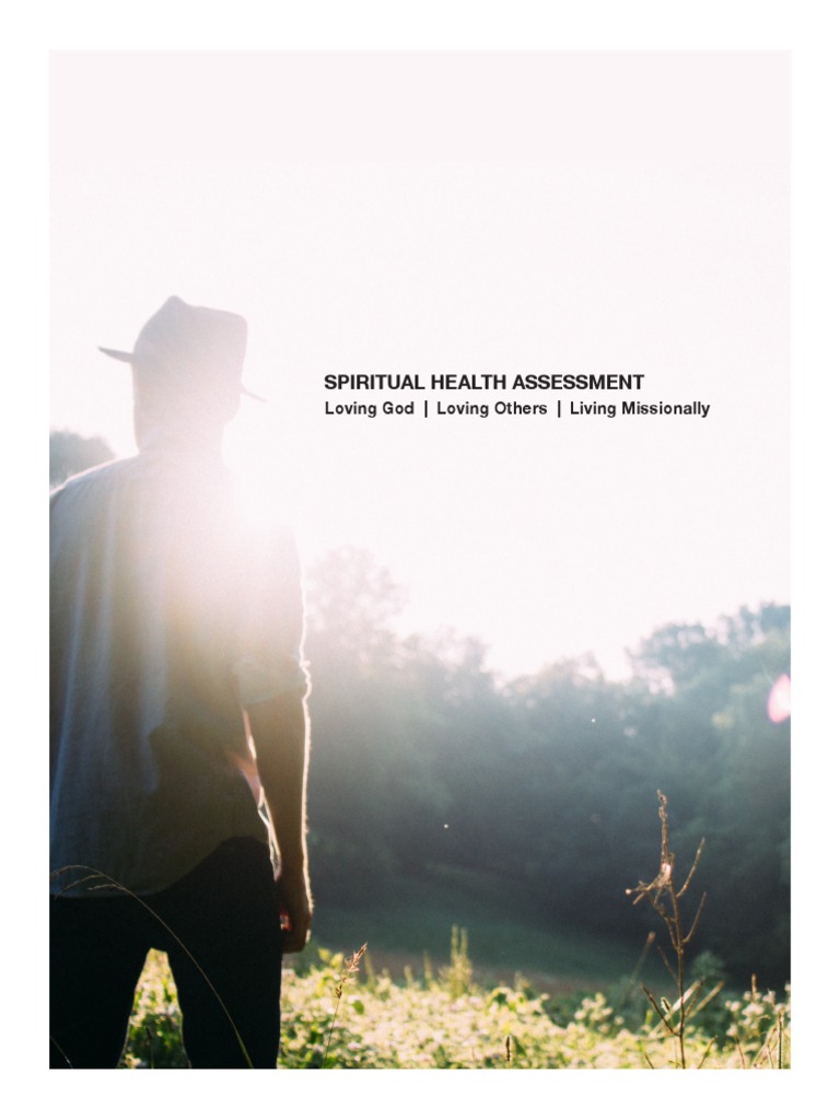 Spiritual Health Assessment Guide | PDF | Prayer | Lord's Prayer