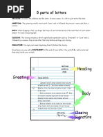 Key Elements of Letter Writing | PDF | Paragraph | Written Communication