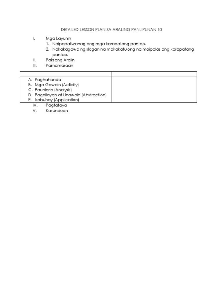 Detailed Lesson Plan in AP10 | PDF