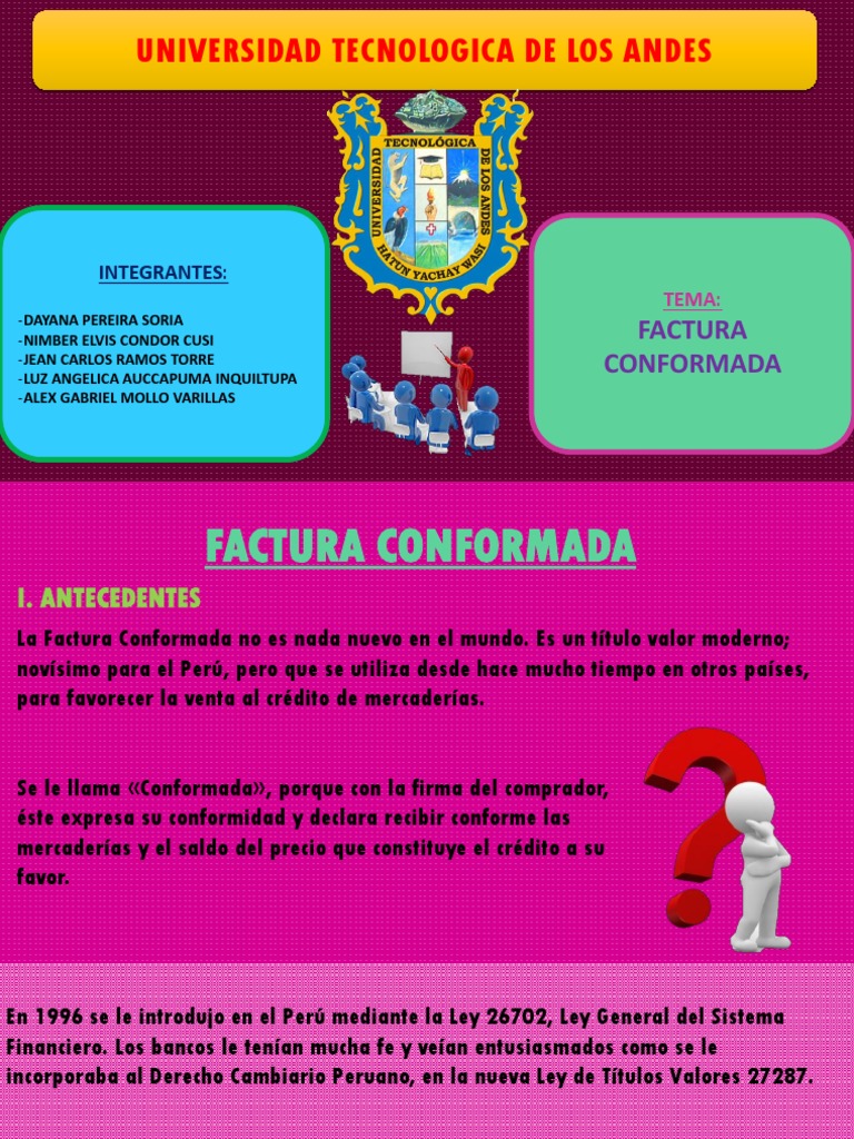 Factura Conformada El Original XD | PDF | Factura | Gobierno