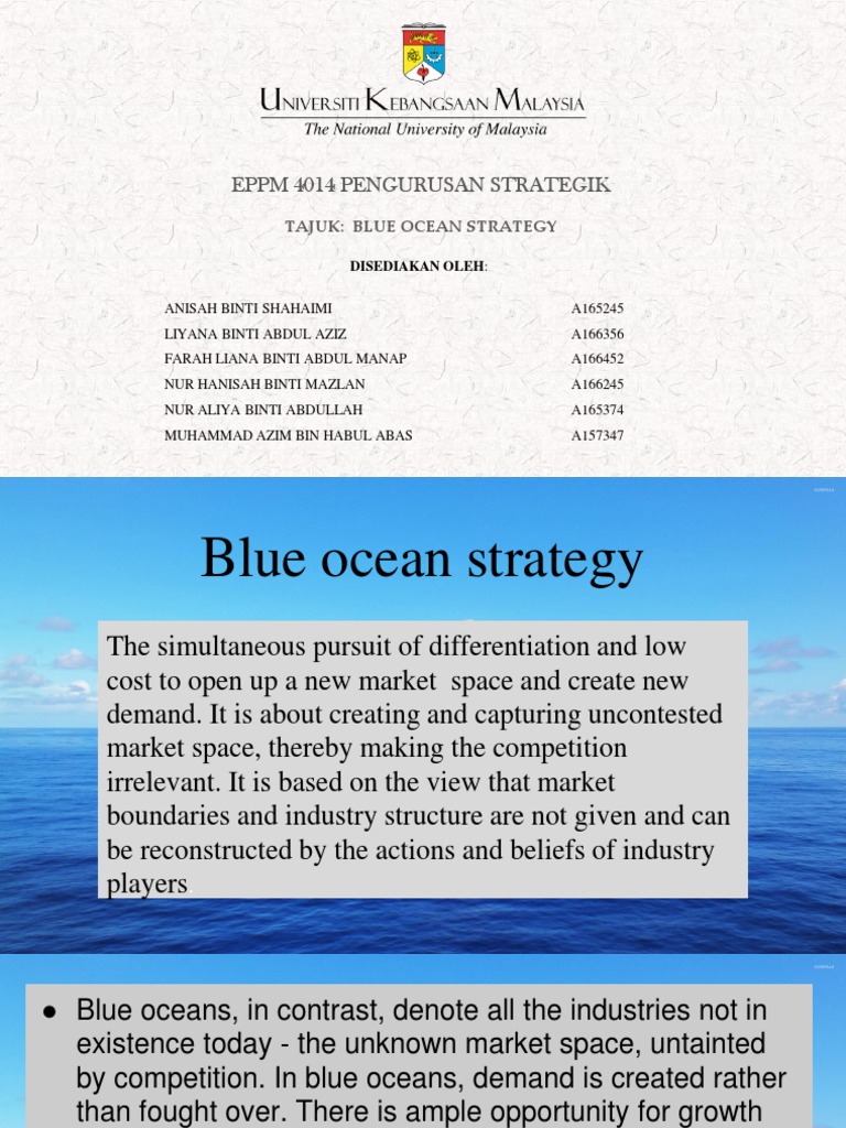 Blue Ocean Strategy | PDF | Economies | Business