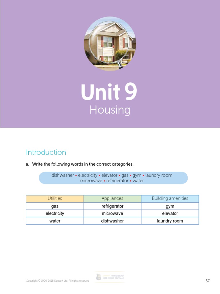 Basic 2 Workbook Units 9 PDF | PDF | Apartment | Dormitory