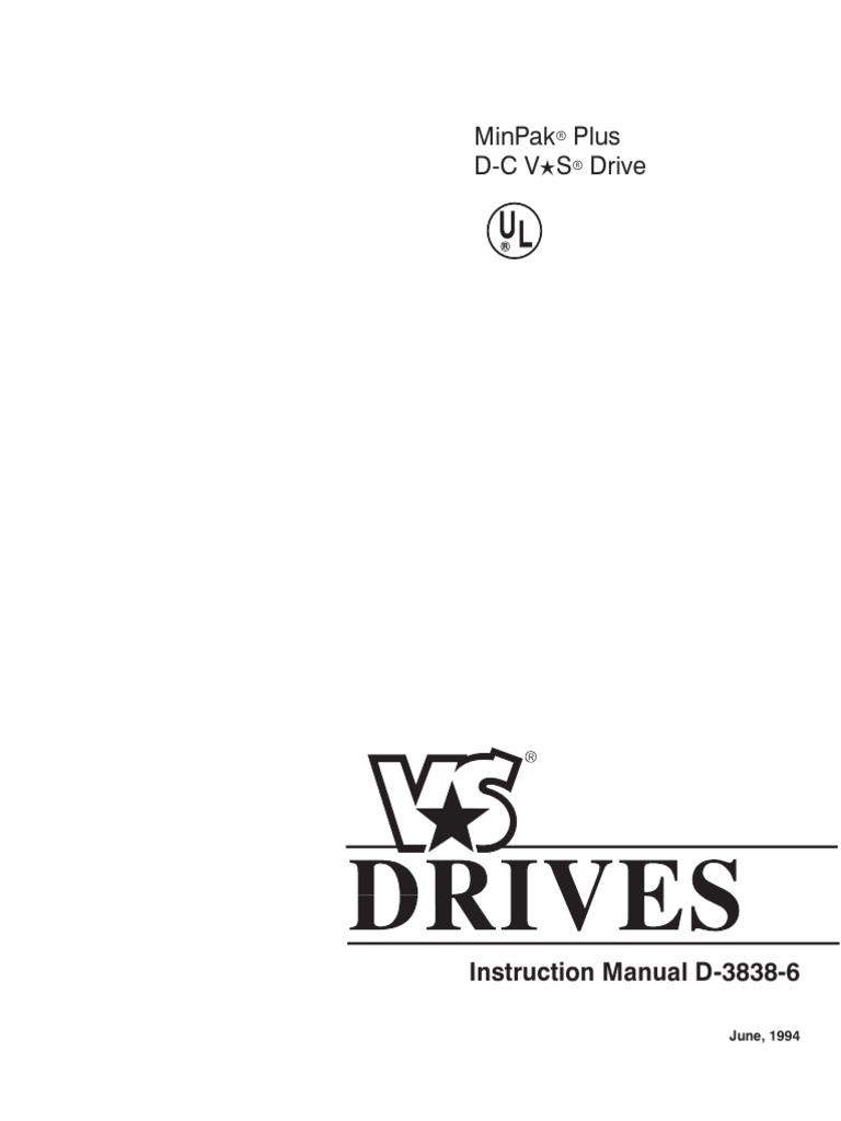 Drive DC Reliance Minpak - Plus PDF | PDF | Electric Motor | Switch