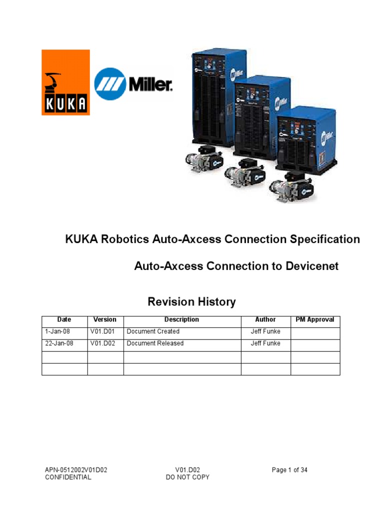 Kuka - Setup - Guide DEVICENET KRC2 PDF | PDF | Electrical Connector | Windows Registry