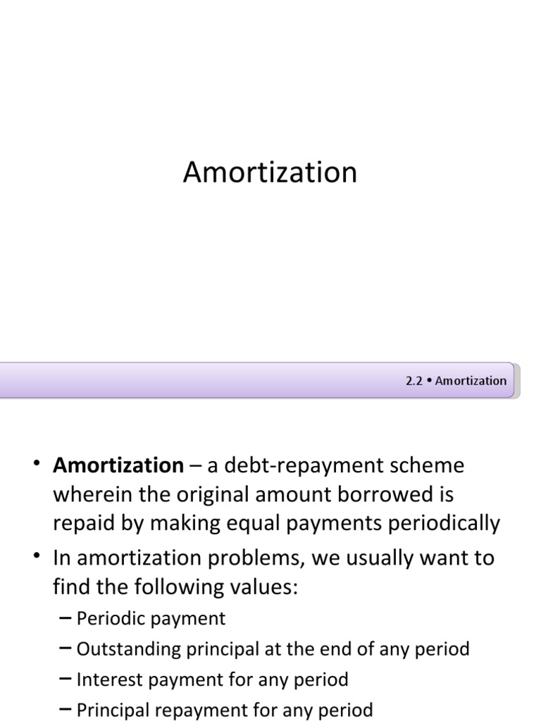 Amortization | Download Free PDF | Amortization (Business) | Interest