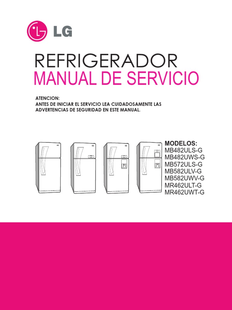 Manual Nevera-Mb582ulv-g PDF | PDF | Refrigerador | Bomba