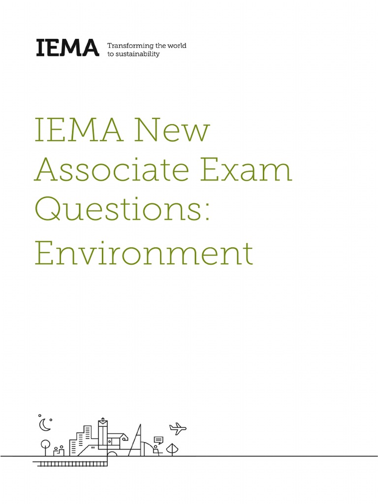 IEMA New Associate Exam Practice Questions (Environment) | PDF ...