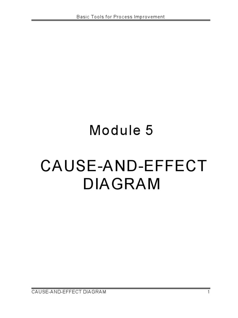 Cause and Effect Diagram | PDF | Causality | Nature
