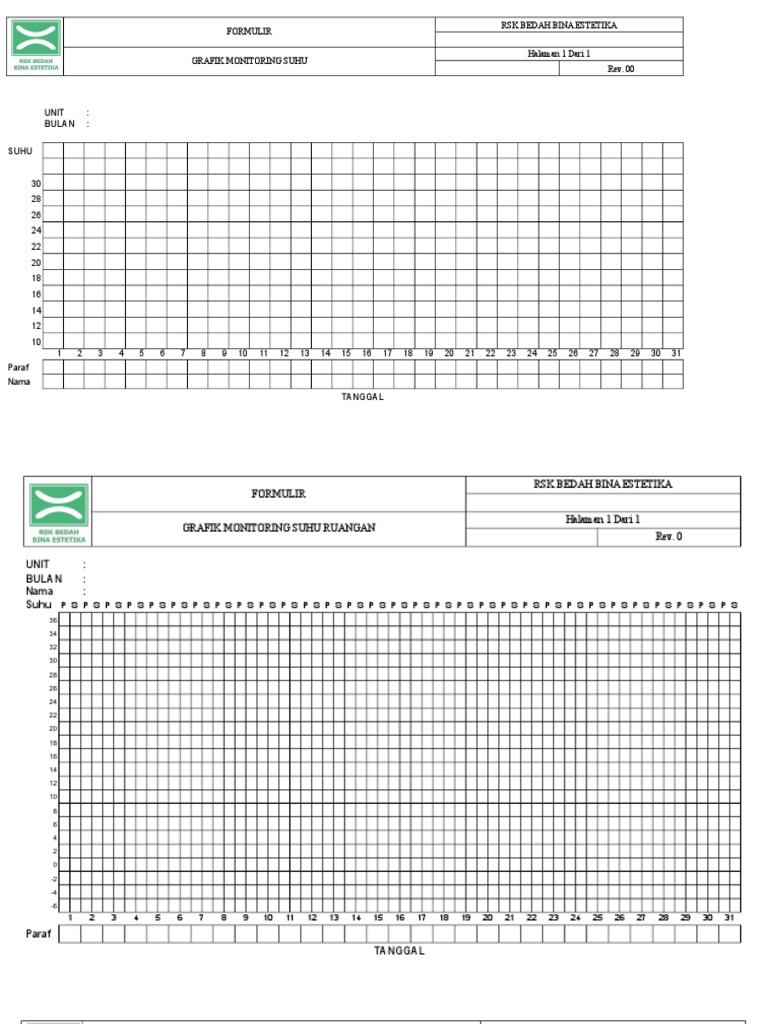 Form Monitoring Suhu | PDF