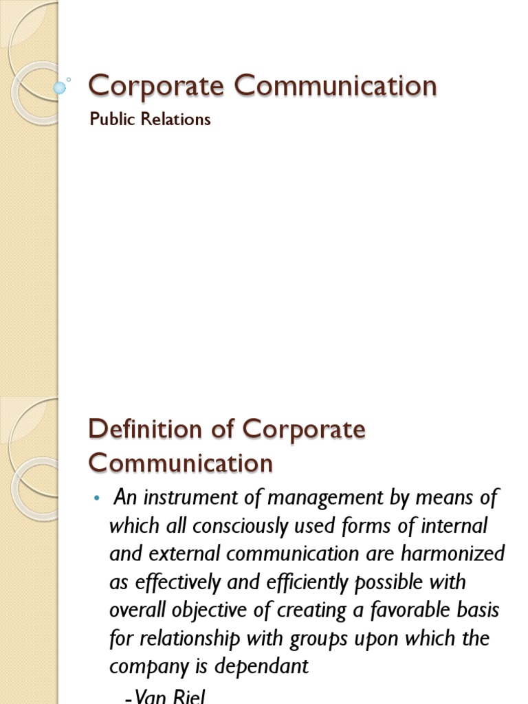 Corporate Communication | PDF | Brand | Advertising