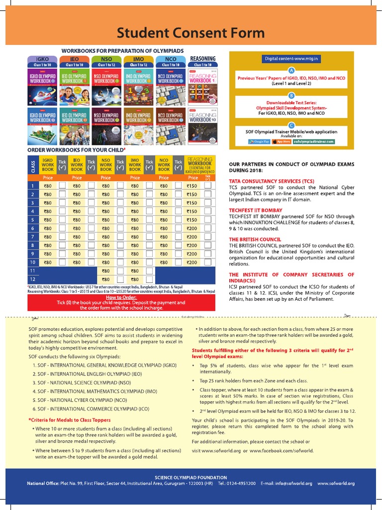 Student Consent Form PDF | PDF