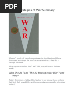 33 Strategies for Strategic Thinking | PDF | The Art Of War | Military ...