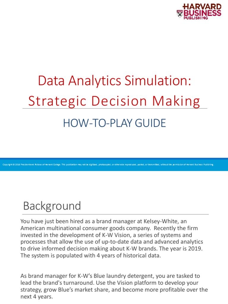 DataAnalytics How To Play Guide | PDF | Forecasting | Demand