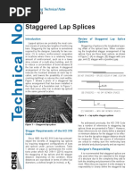 ACI Staggered Lap Splices PDF | PDF | Building Engineering | Structural ...