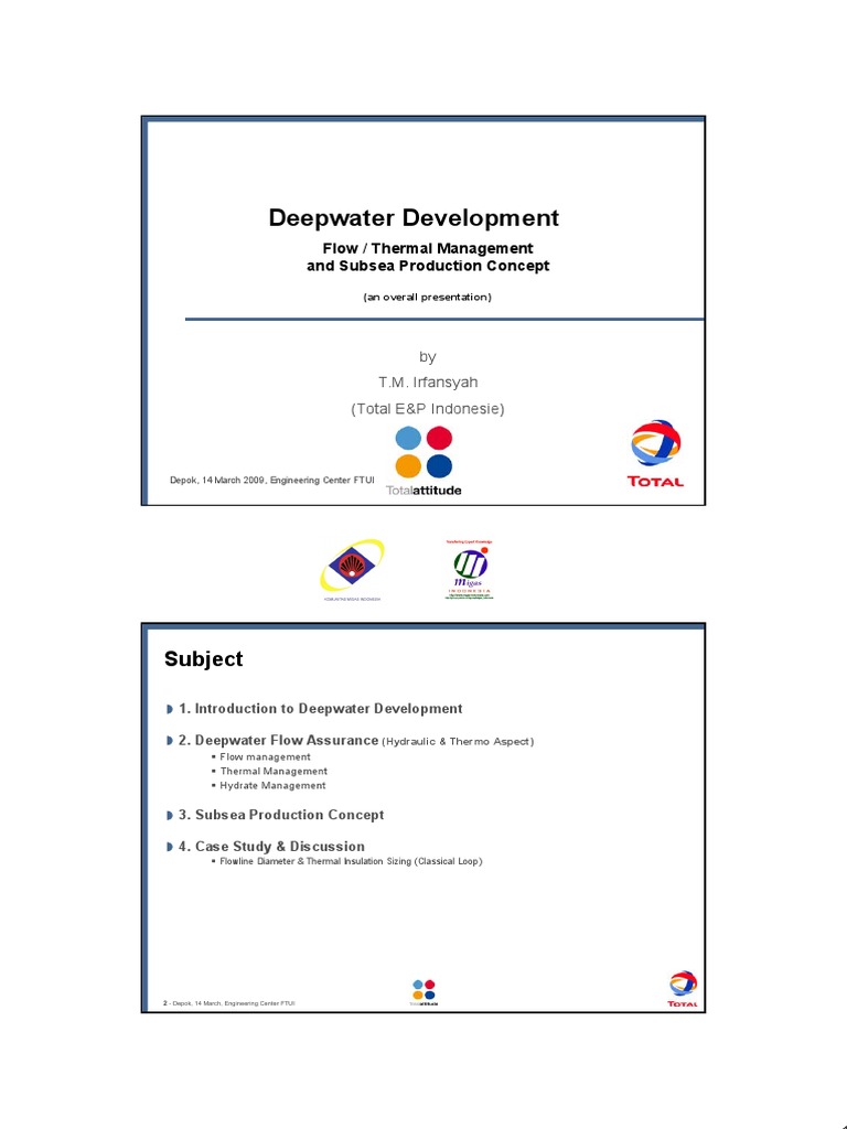 Deepwater Development | PDF | Fluid Dynamics | Thermal Insulation