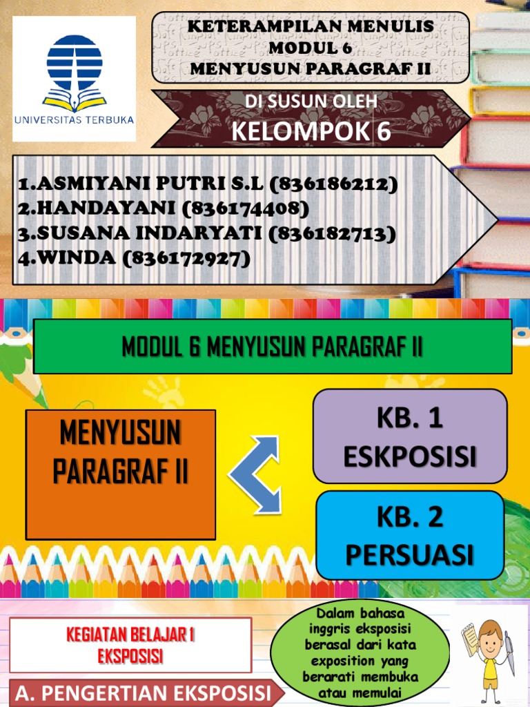 Modul 6 Keterampilan Menulis Pdf Pdf