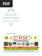 Angle Bar Steel Weight Table | PDF | Area | Metre