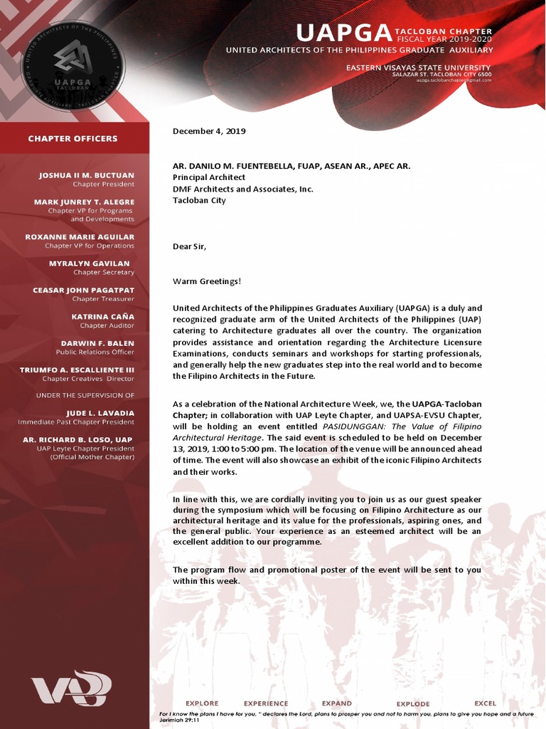 Guest Speaker Invitation Letter | PDF