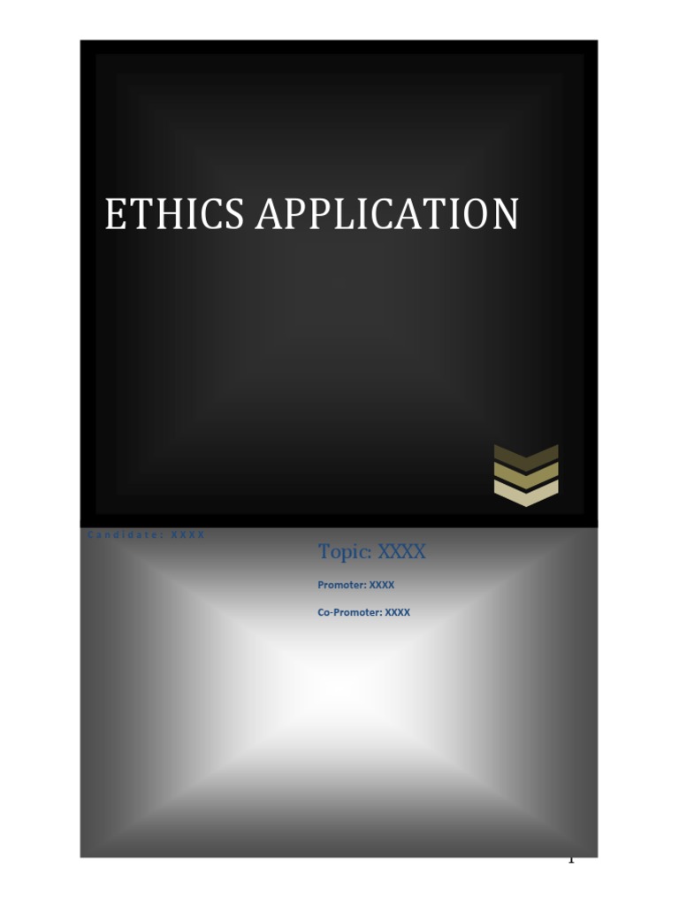 Sample B - Completed Ethics Application Form - zp39019 | PDF | Informed ...