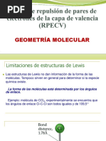 Geometría Molecular: Tablas y Modelos | PDF | Física Molecular ...