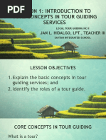 Four Stages of Tour Guiding | PDF