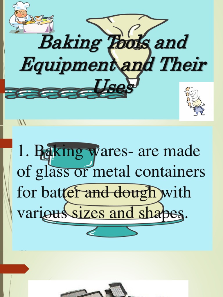 Essential Baking Tools and Their Uses | PDF | Baking | Doughnut