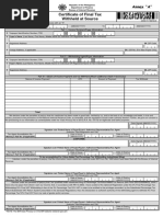 BIR Form 2306: Final Tax Certificate | PDF | Withholding Tax | Value ...