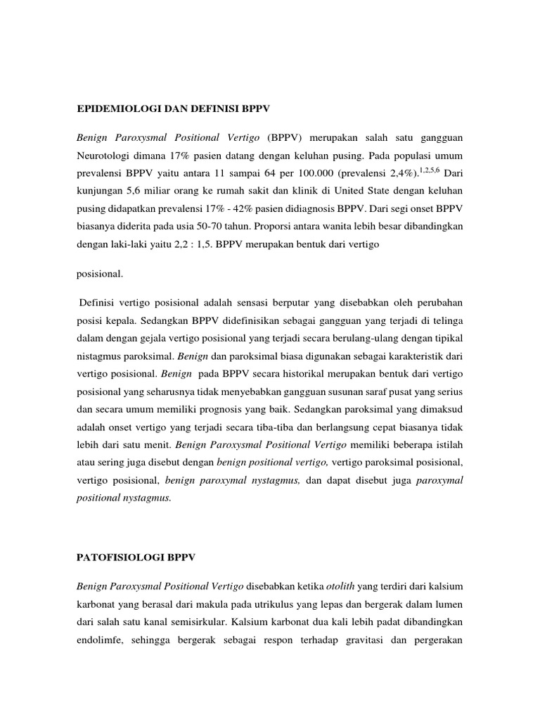 BPPV | PDF