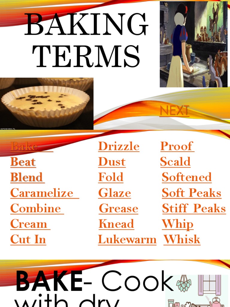 Baking Terms | PDF | Dough | Baking