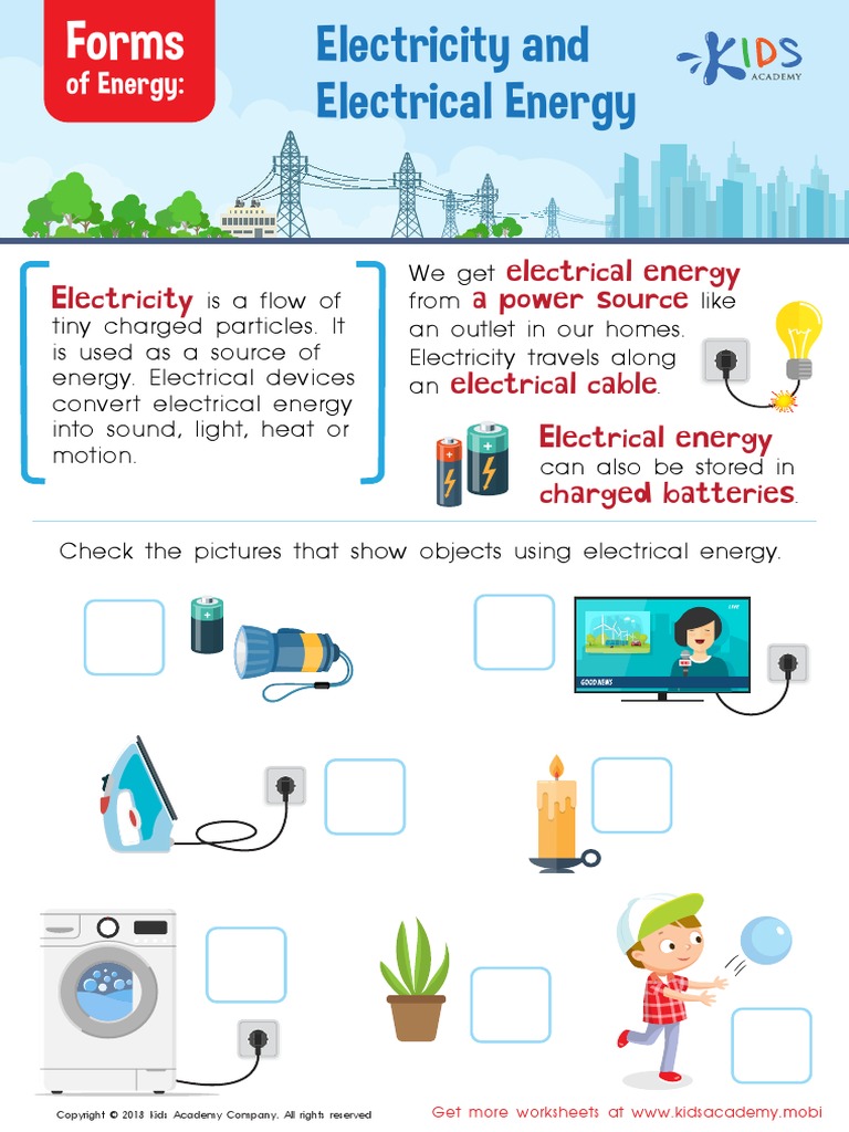 Grade 3 Electricity Worksheet PDF | PDF | Technology & Engineering