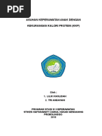 LP + Askep Pada Anak Kekurangan Kalori Protein (KKP) Kel. 13 | PDF