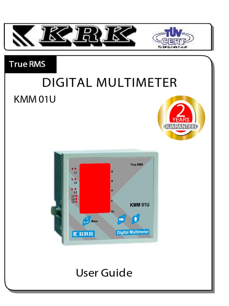 04 - KMM01U - Manual ENGLISH | PDF | Measuring Instrument ...